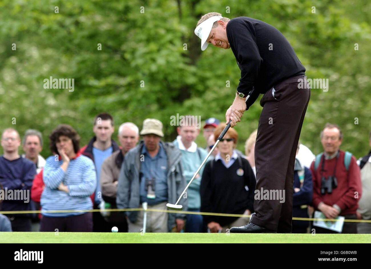 Scotland's Colin Montgomerie at the Benson and Hedges International ...