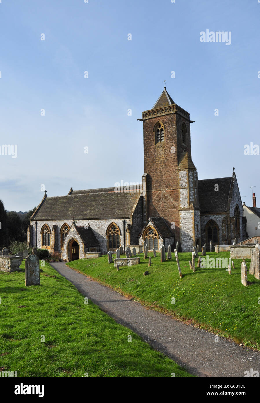 Otterton village church hi-res stock photography and images - Alamy