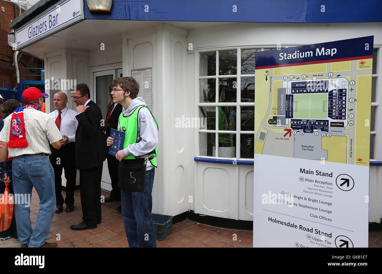 Selhurst park map hi-res stock photography and images - Alamy