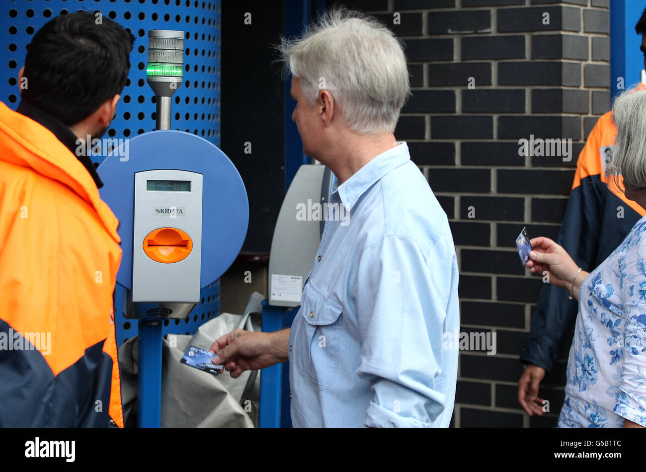 Scanning your ticket hi-res stock photography and images - Alamy