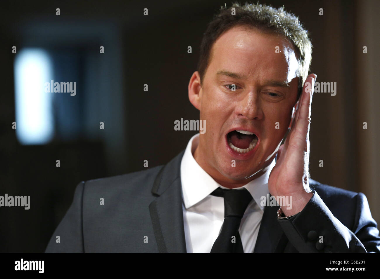 Russell photographed during showcase event held at british grove ...