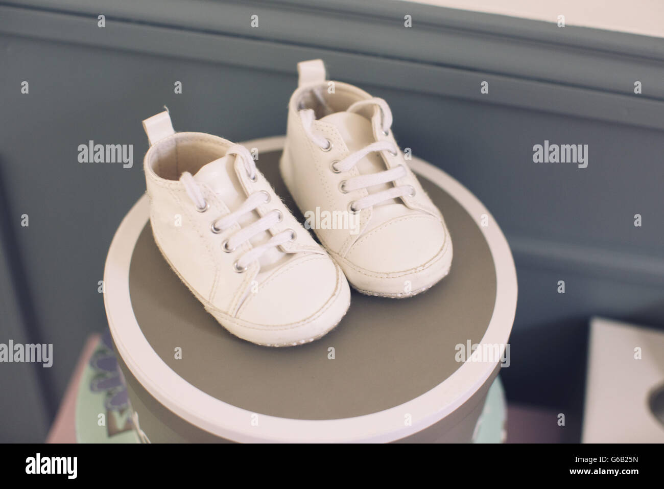 Baby shoe image hi-res stock photography and images - Alamy