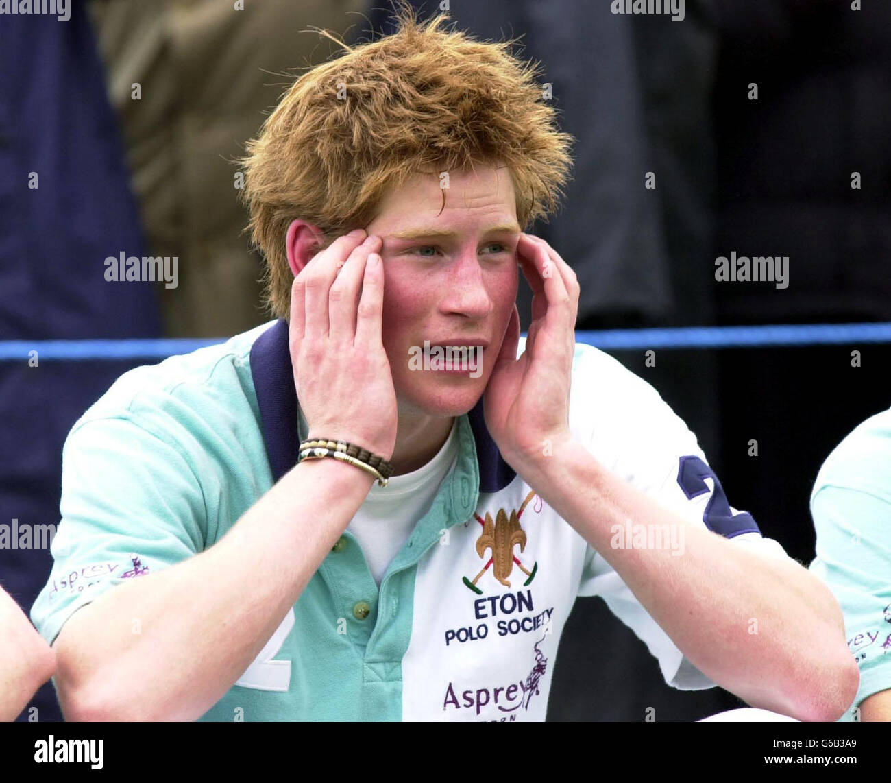 Prince Harry polo match Stock Photo - Alamy