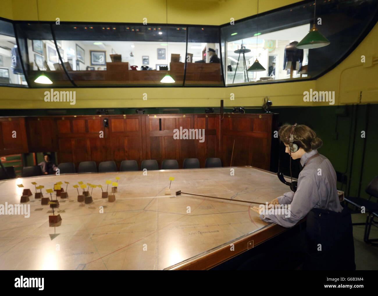 Operations Room Battle Of Britain Stock Photos & Operations Room Battle ...