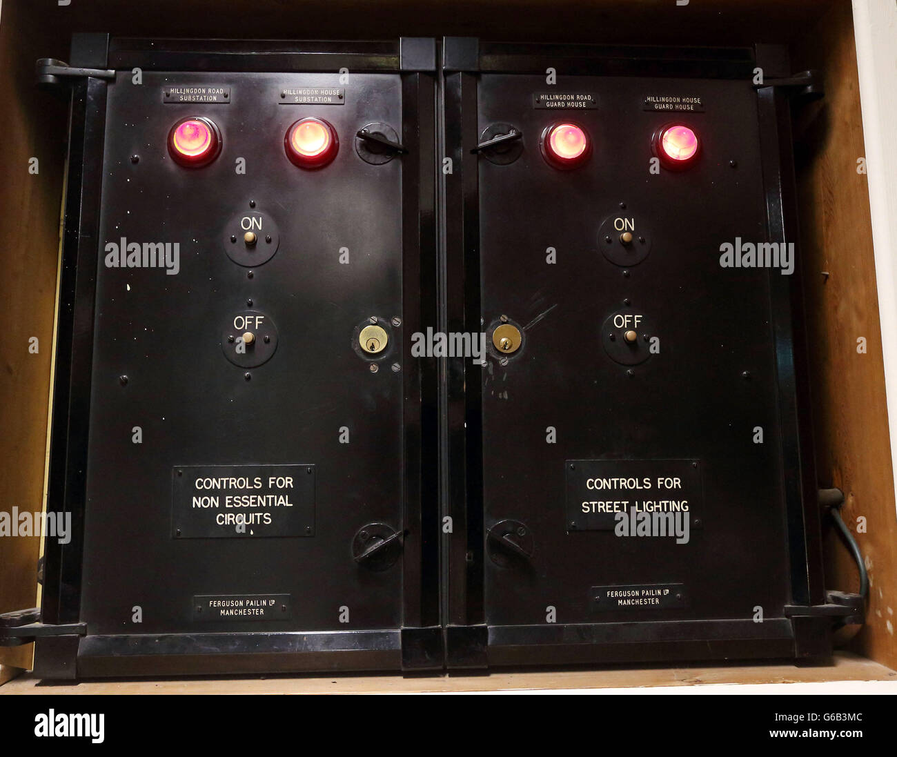 The control box to switch off the local street lights in The Battle of ...