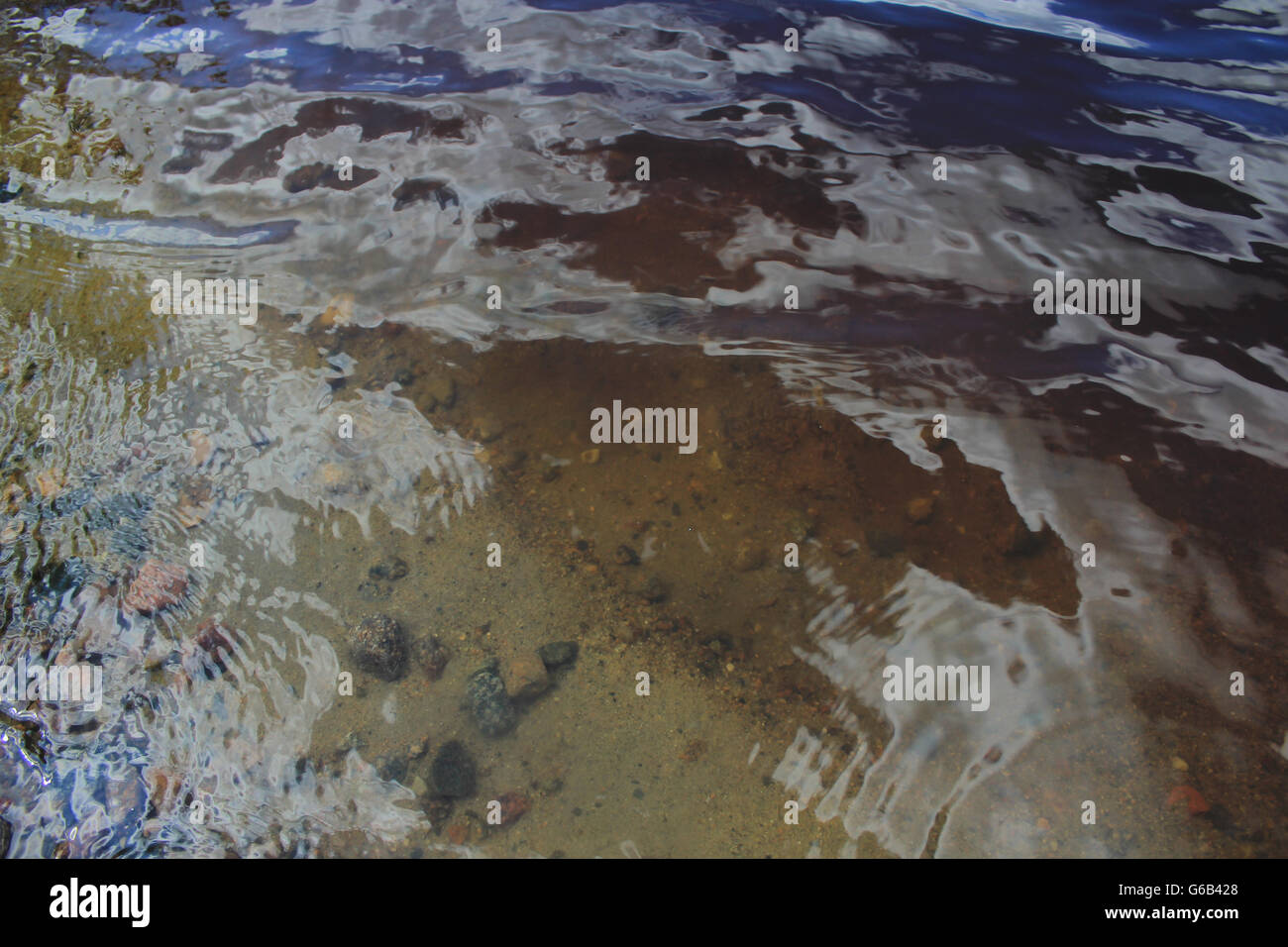 Clear surface of water Stock Photo - Alamy