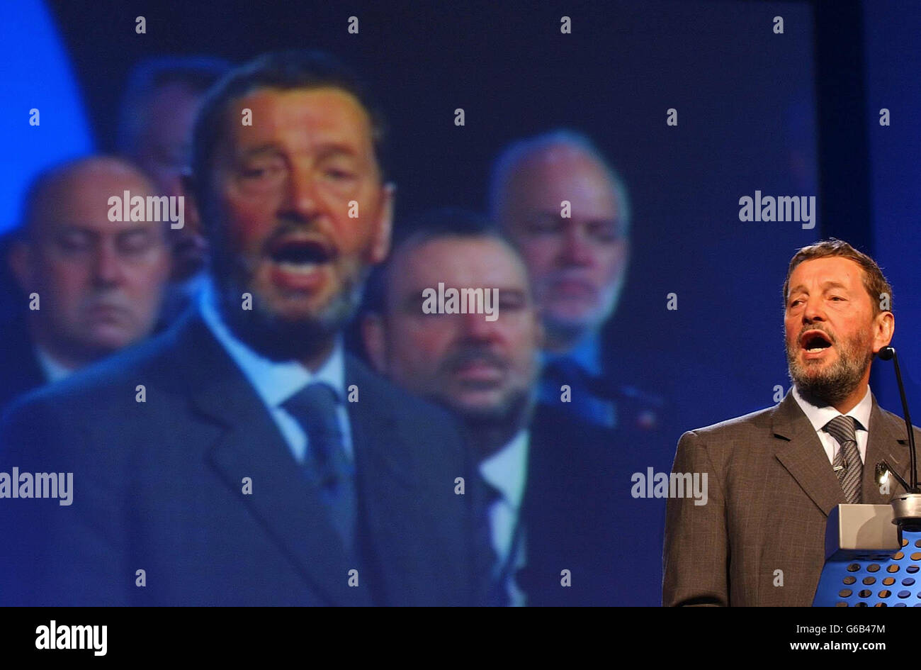 Police Federation Conference - Blunkett Stock Photo - Alamy