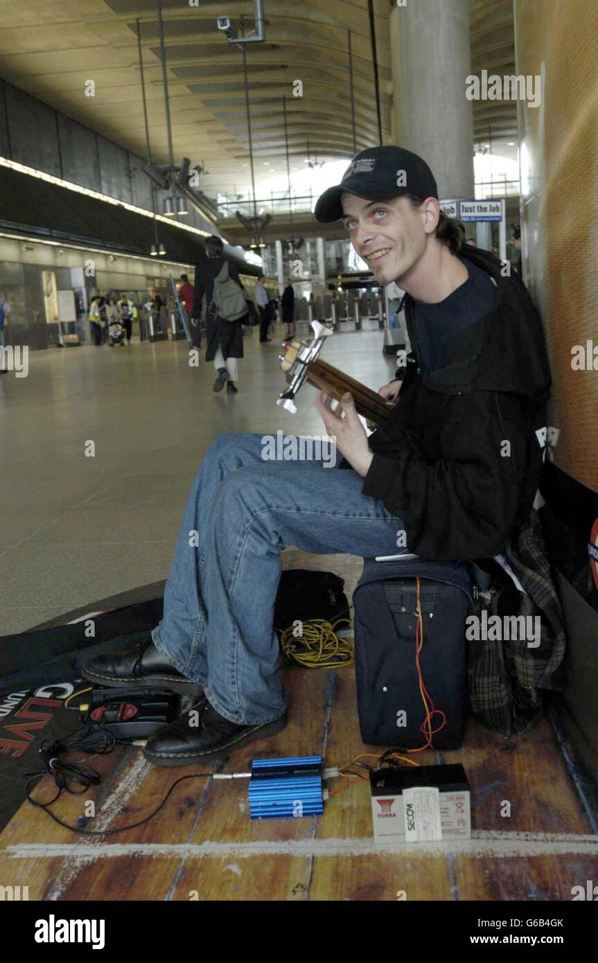 Legal Busking on the Underground Stock Photo - Alamy