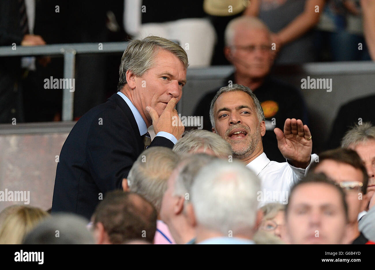 Former manchester united chief executive david gill left hi-res stock ...