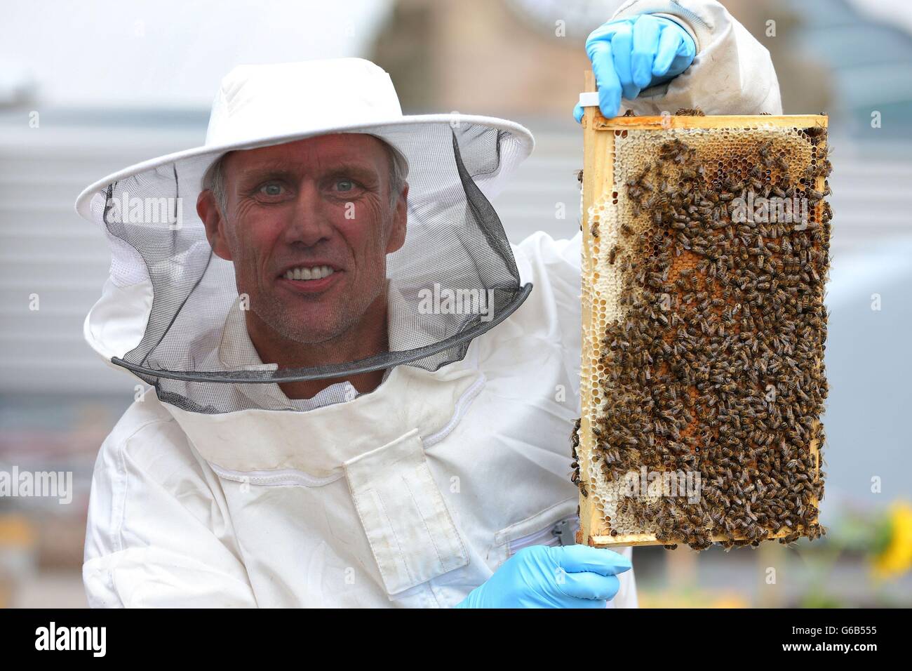 Mark Berry, aka Bez, former member of Manchester band the Happy Mondays ...