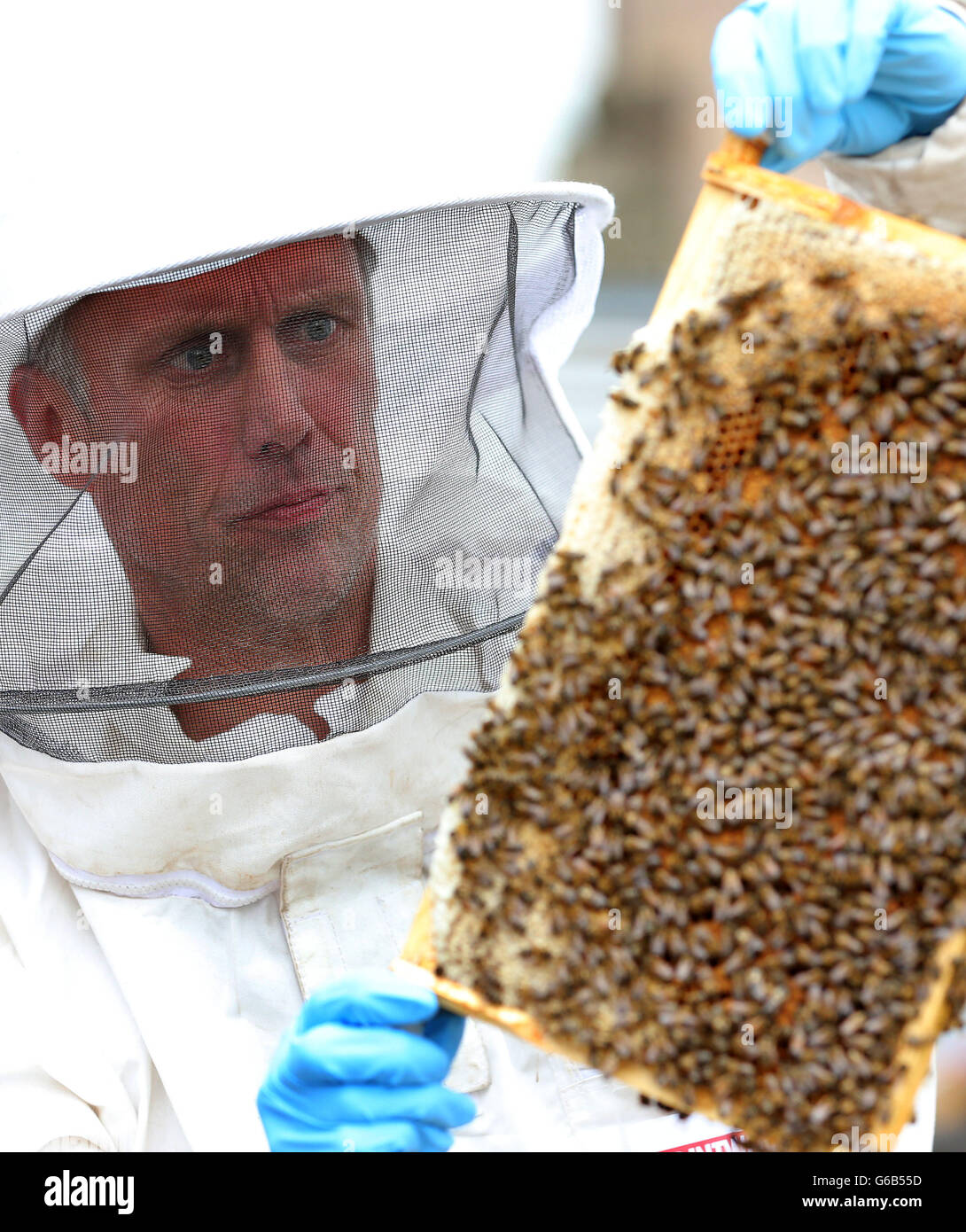 Mark Berry, aka Bez, former member of Manchester band the Happy Mondays ...