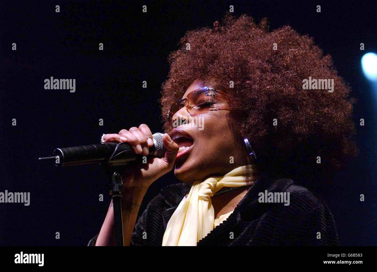 Singer Macy Gray performing on stage at the Shepherds Bush Empire in ...