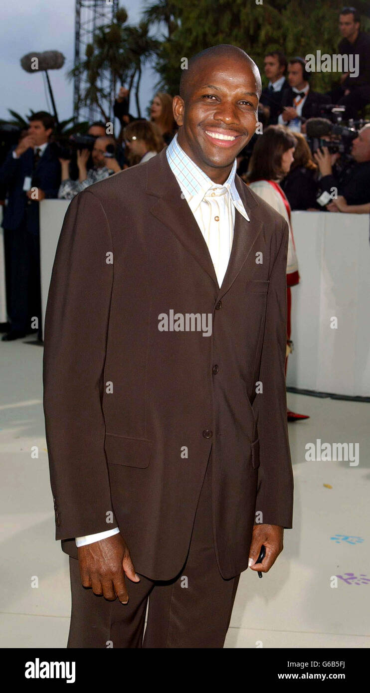 Canadian spinter Donovan Bailey attends the Charity Dinner and Auction ...