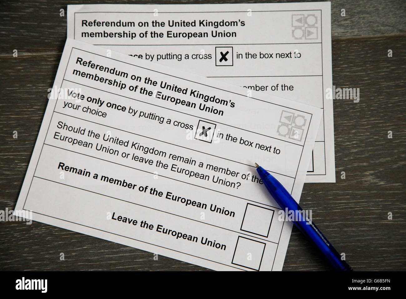 The 2016 eu referendum voting guide hi-res stock photography and images ...