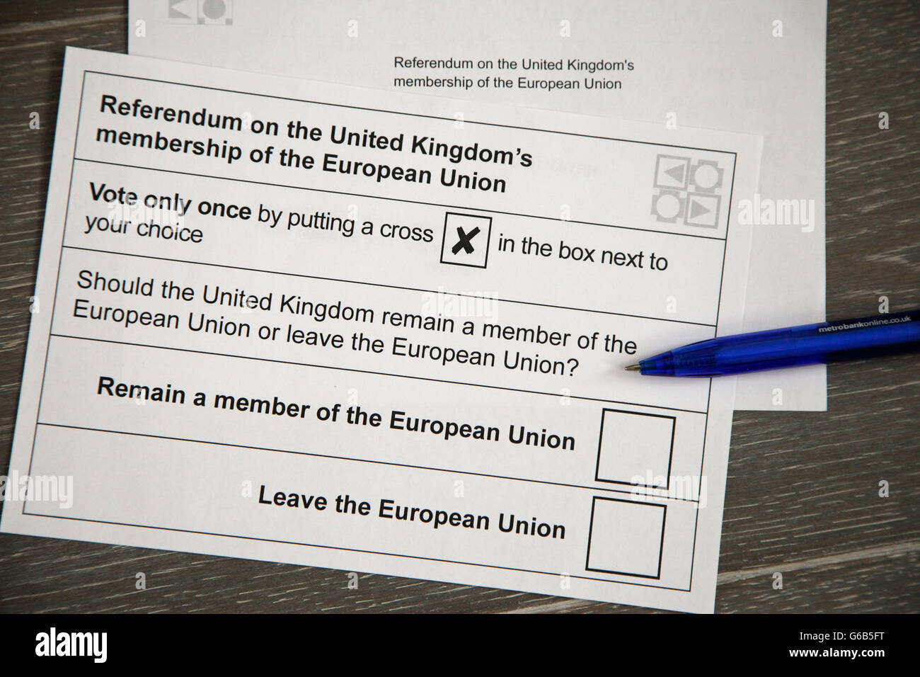 The 2016 eu referendum voting guide hi-res stock photography and images ...