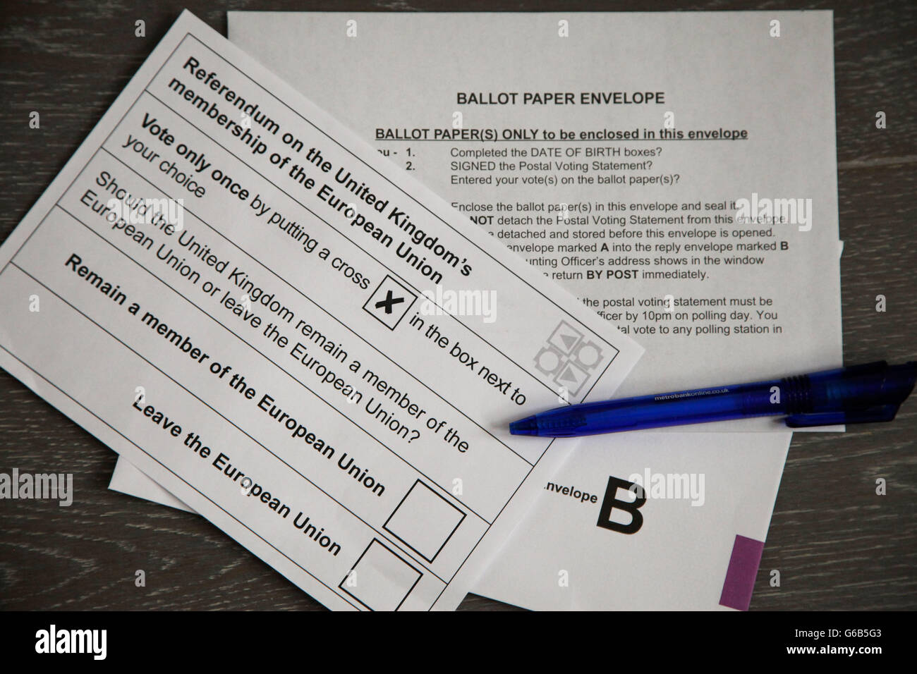The 2016 eu referendum voting guide hi-res stock photography and images ...