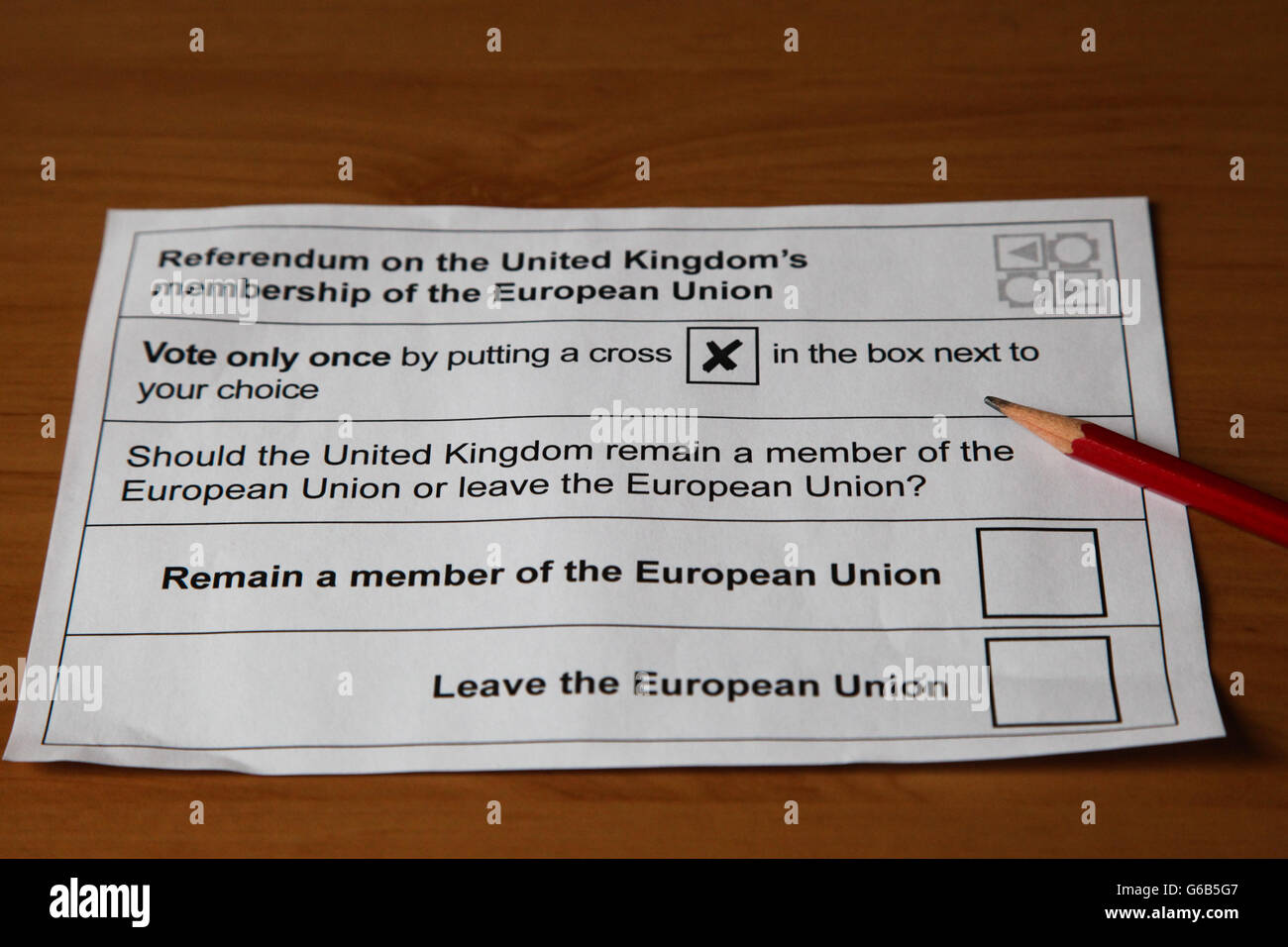 Polling card referendum hi-res stock photography and images - Alamy