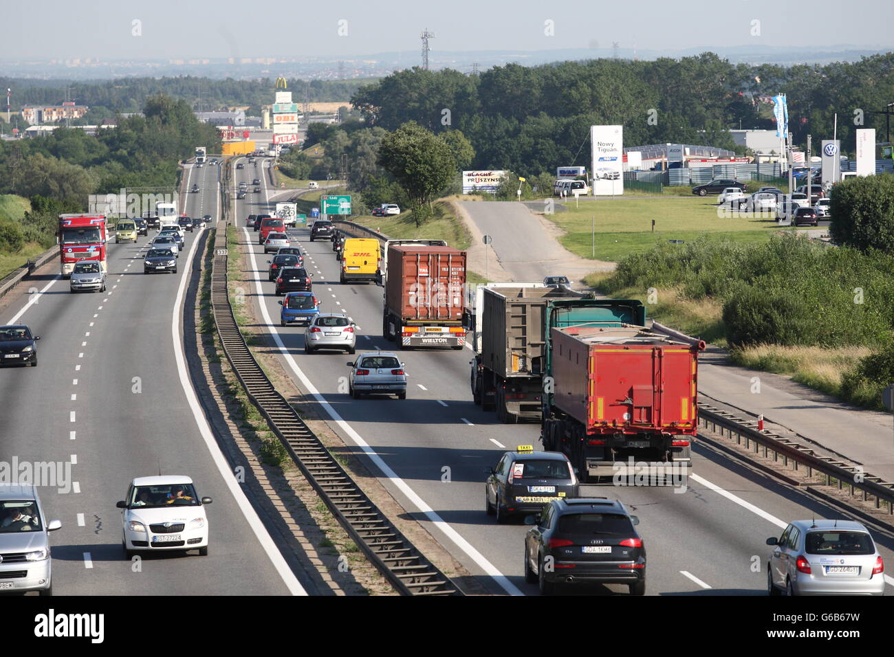 Truck lorry motorway hi-res stock photography and images - Alamy