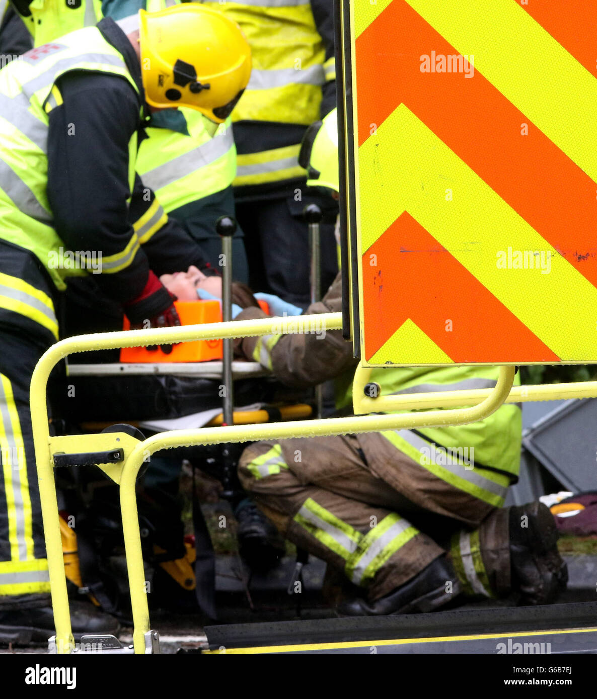 Vehicle extrication scene hi-res stock photography and images - Alamy