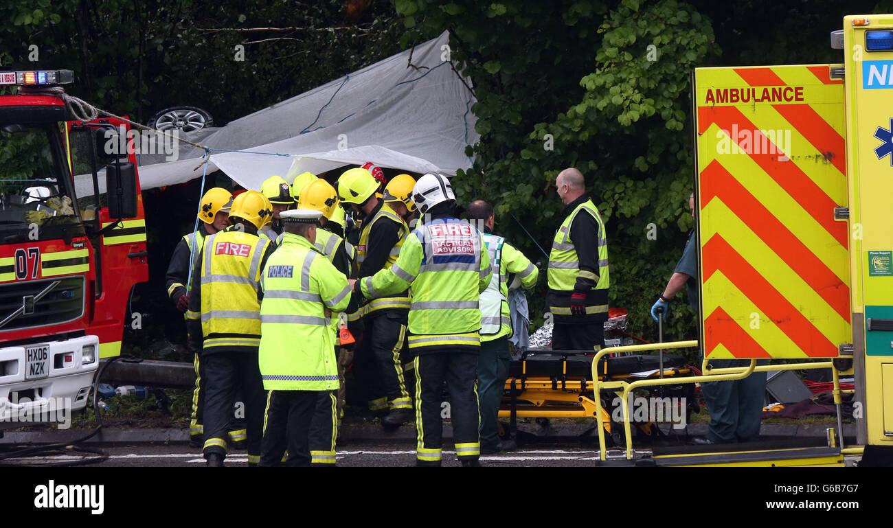 Vehicle extrication scene hi-res stock photography and images - Alamy
