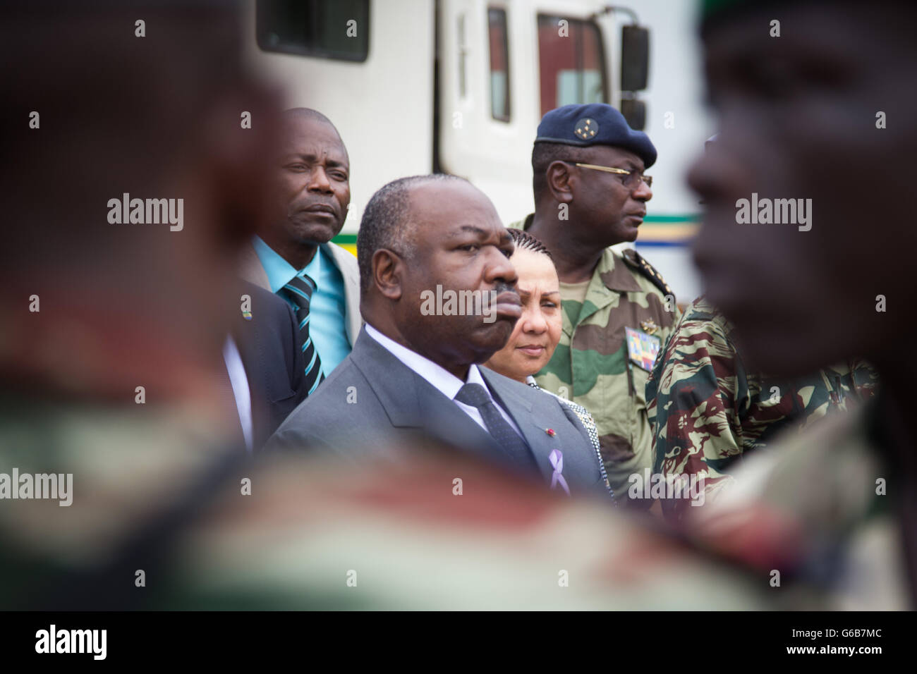 Ayemi, Gabon. 22nd June, 2016. Gabonian President Ali Bongo Ondimba ...