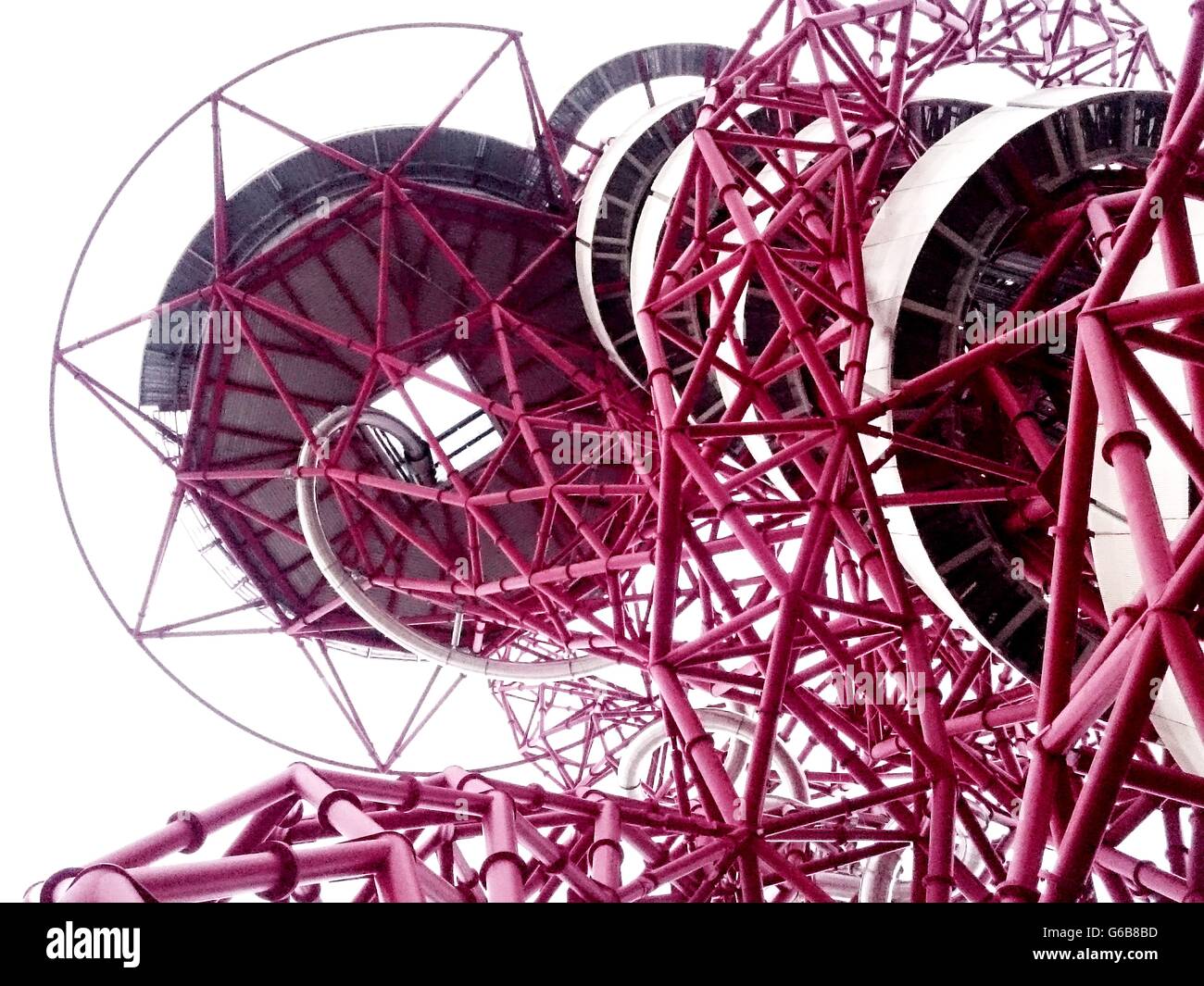 London, UK. 23rd June, 2016. The world's longest tunnel slide opened in ...