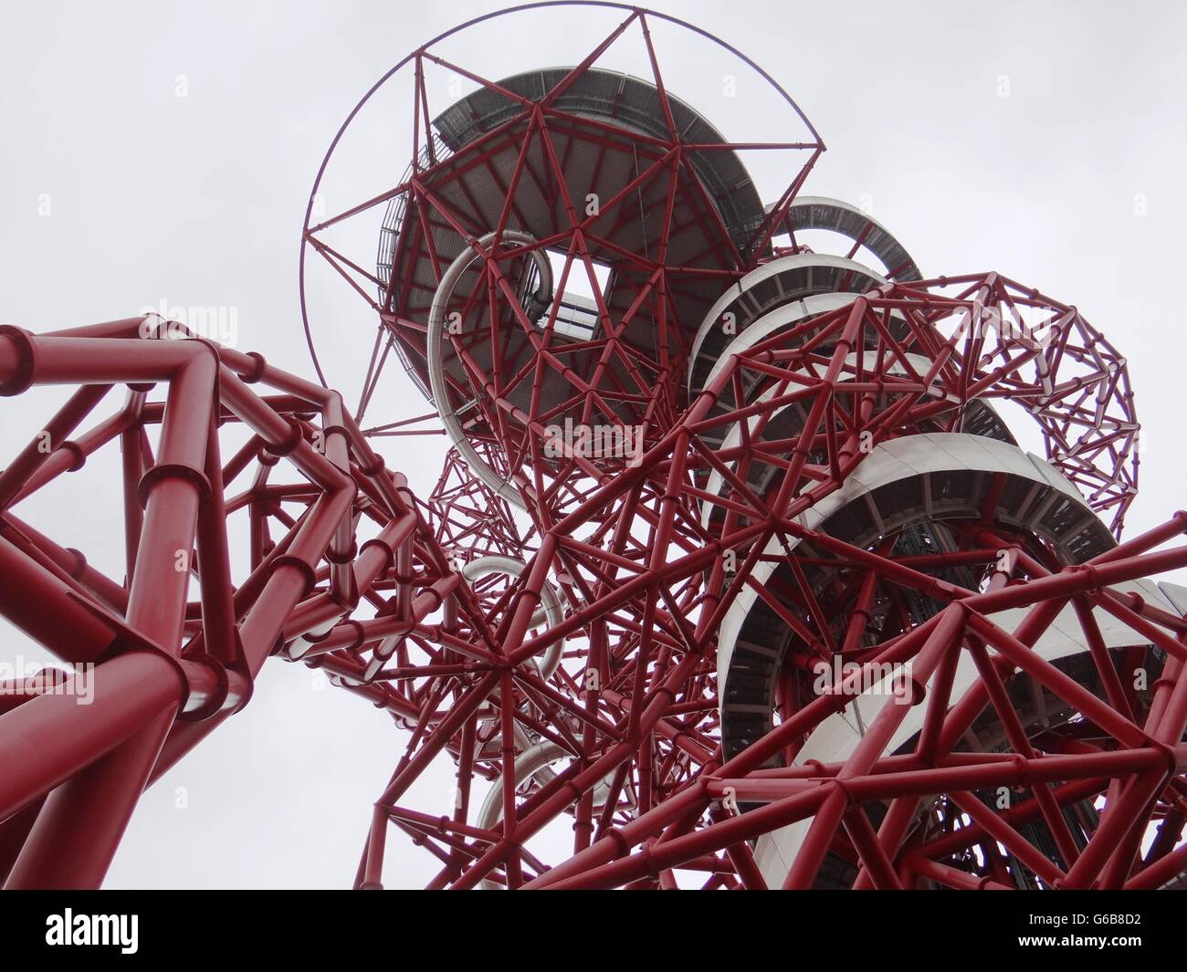 London, UK. 23rd June, 2016. The world's longest tunnel slide opened in ...