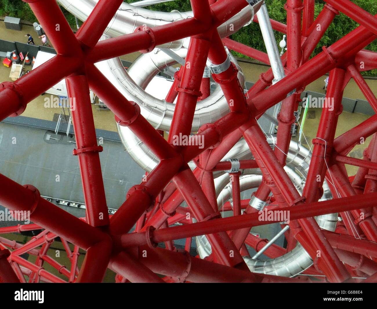 London, UK. 23rd June, 2016. The world's longest tunnel slide opened in ...