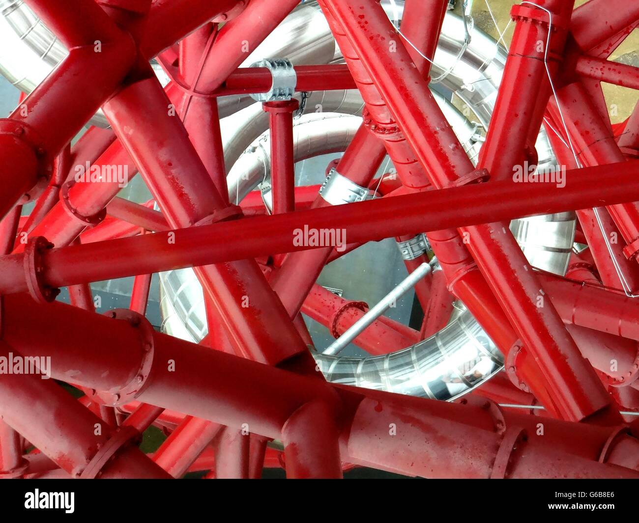 London, UK. 23rd June, 2016. The world's longest tunnel slide opened in ...