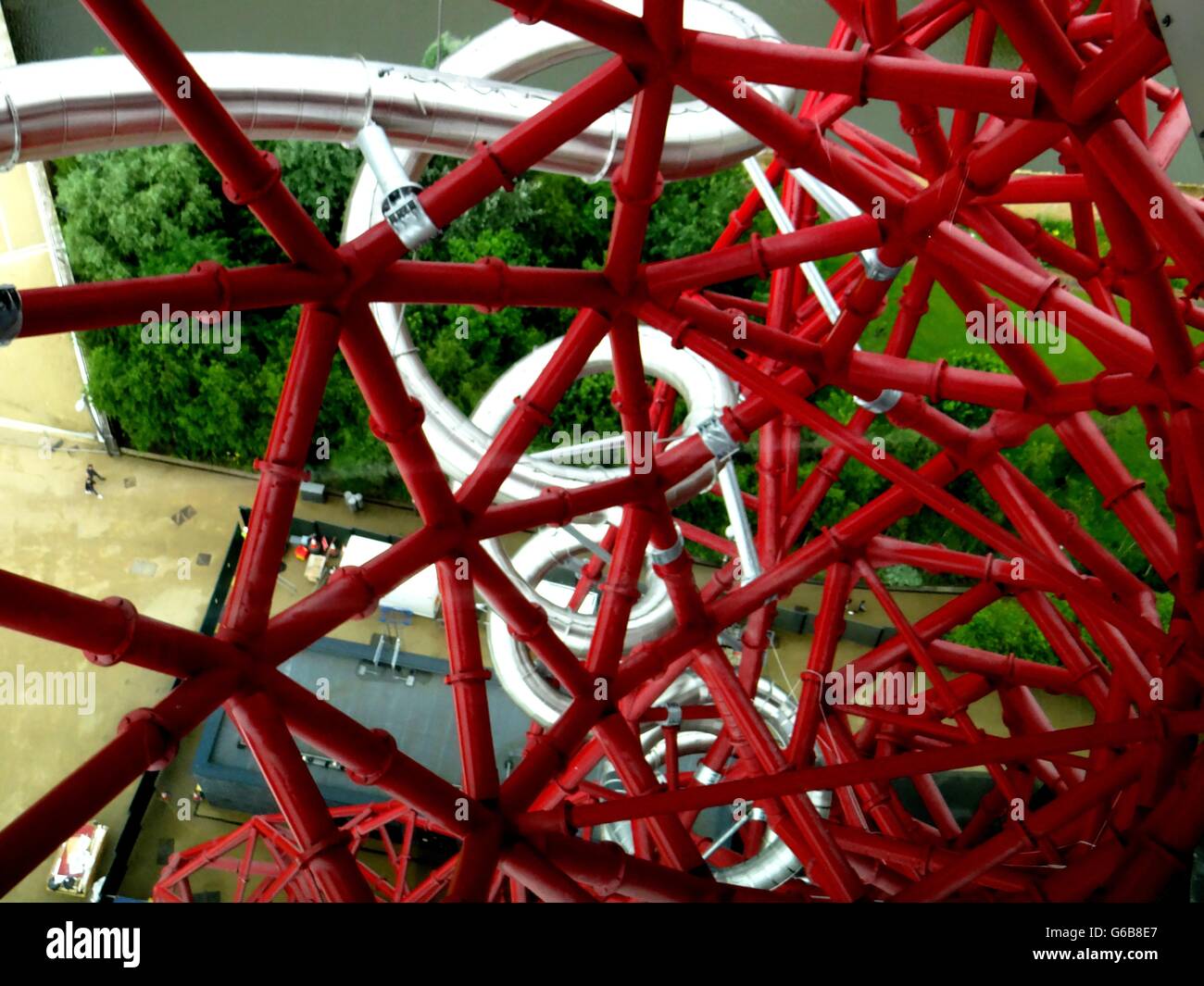 London, UK. 23rd June, 2016. The world's longest tunnel slide opened in ...