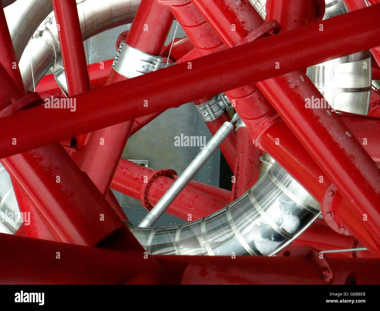 London, UK. 23rd June, 2016. The world's longest tunnel slide opened in ...