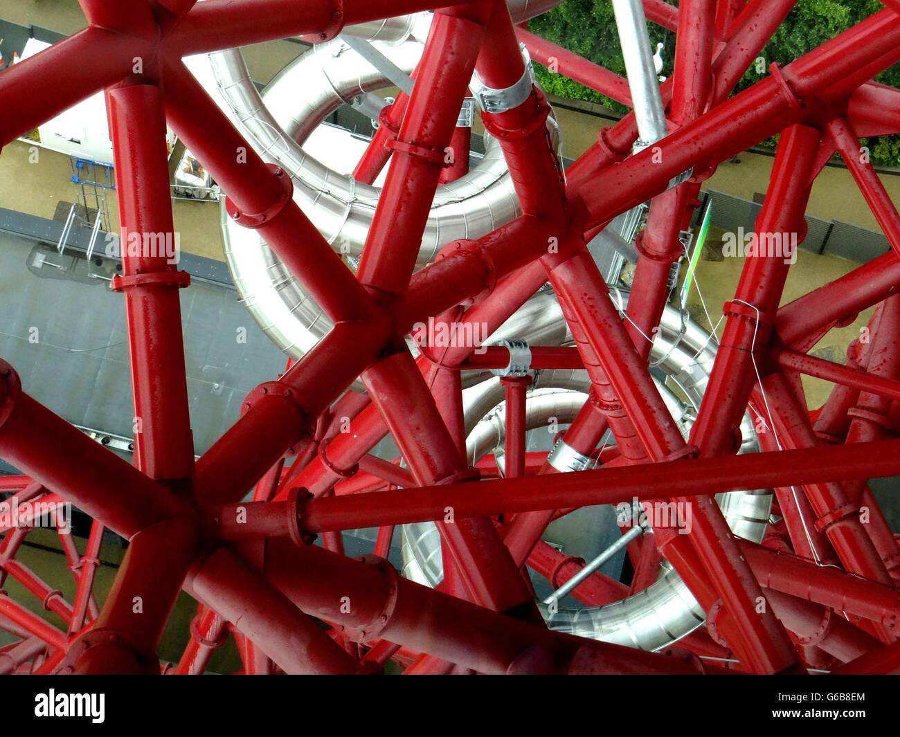 London, UK. 23rd June, 2016. The world's longest tunnel slide opened in ...
