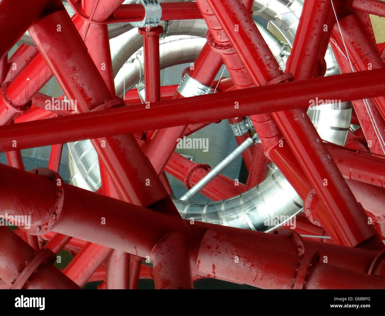 London, UK. 23rd June, 2016. The world's longest tunnel slide opened in ...