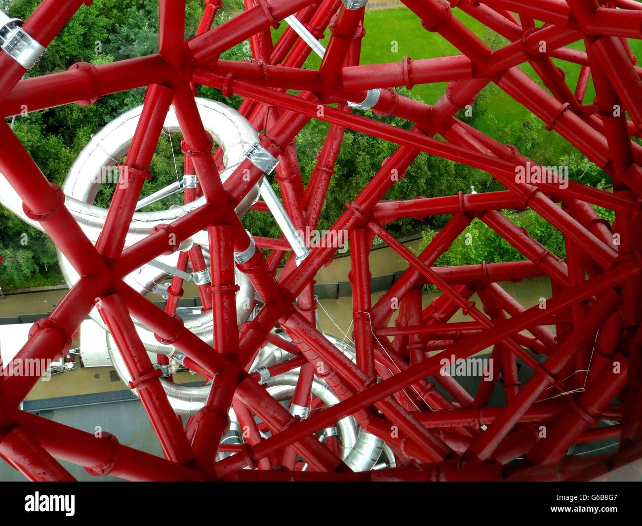 London, UK. 23rd June, 2016. The world's longest tunnel slide opened in ...