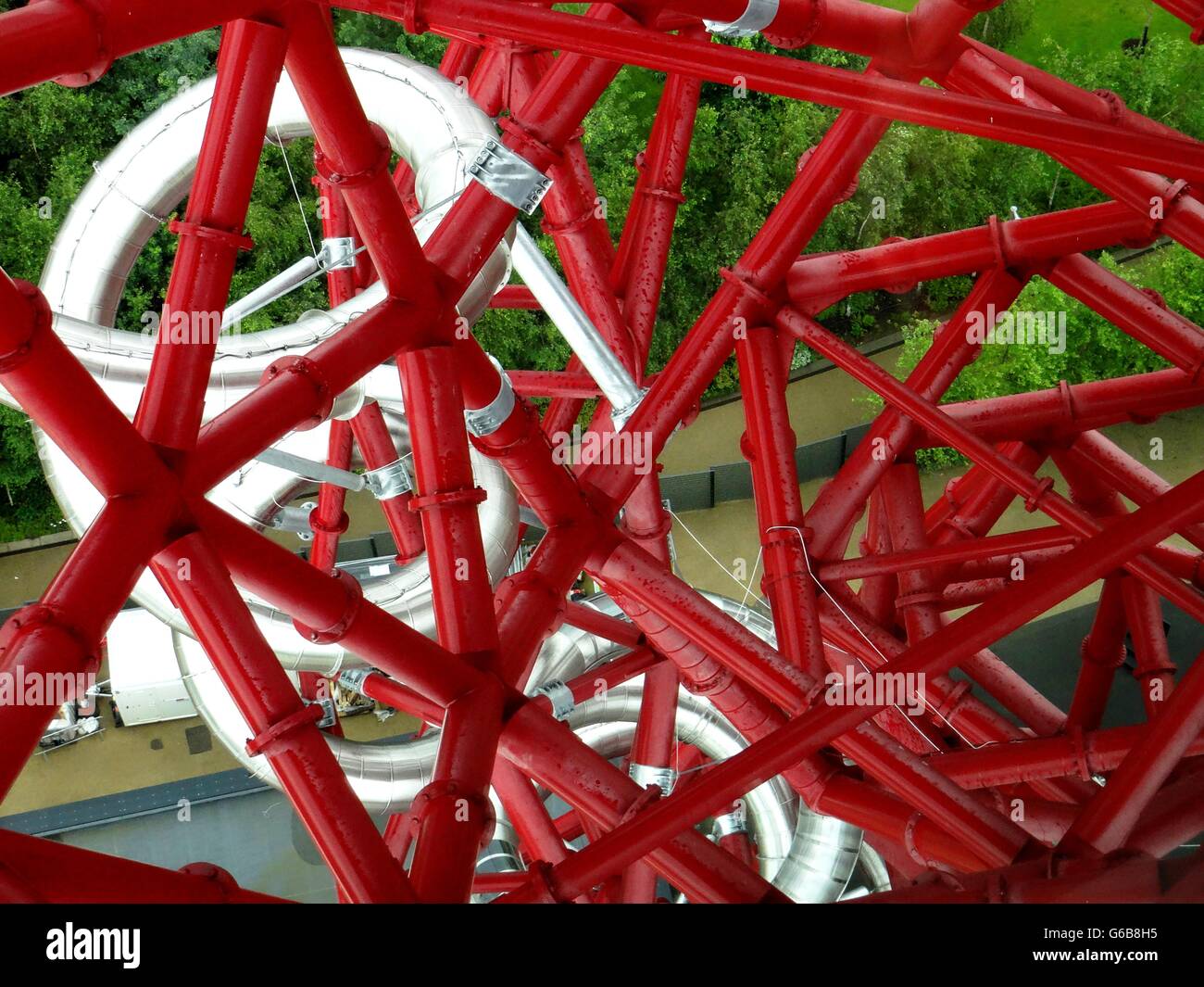 London, UK. 23rd June, 2016. The world's longest tunnel slide opened in ...