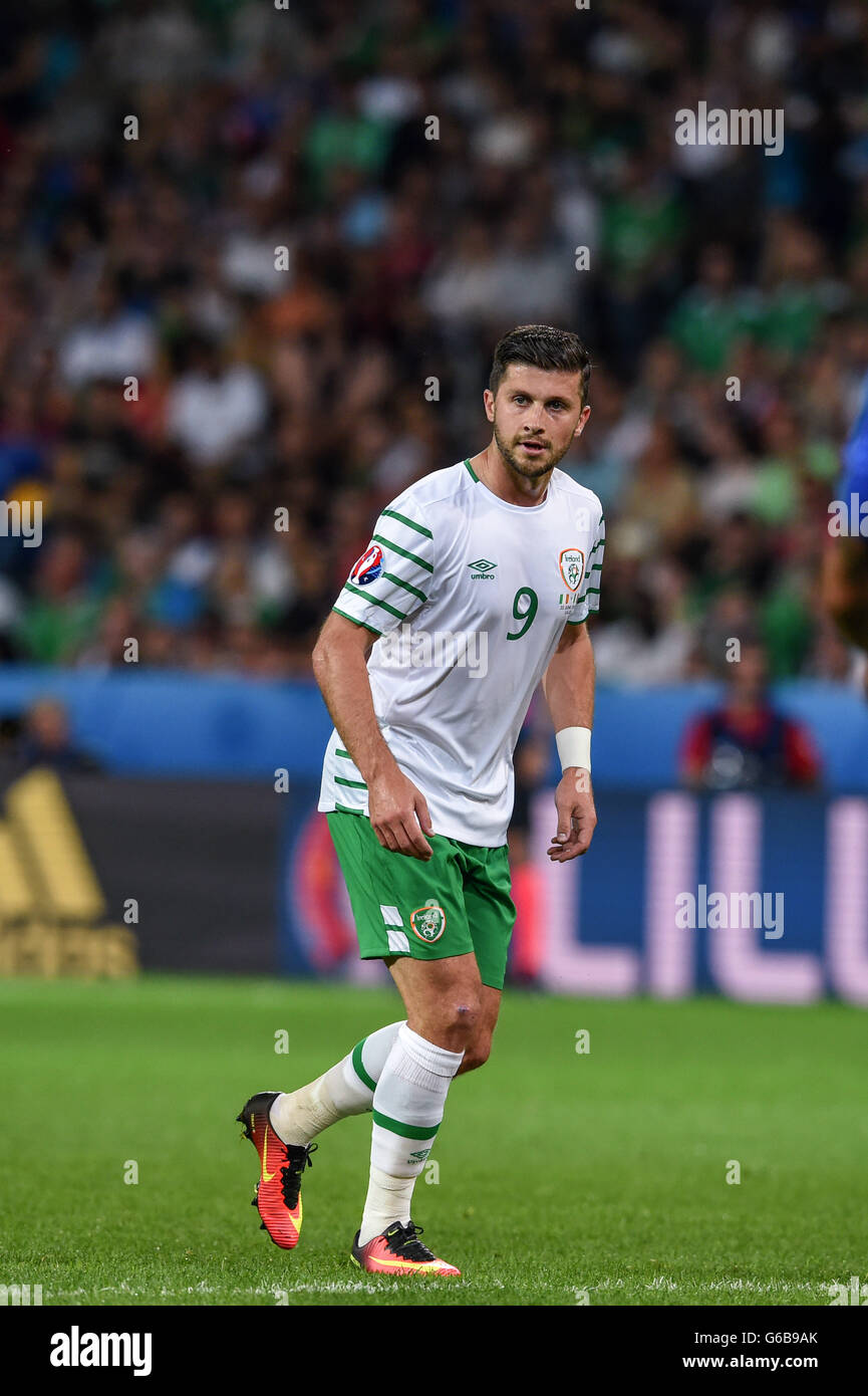 Shane Long (Ireland) ; June 22, 2016 - Football : Uefa Euro France 2016 ...