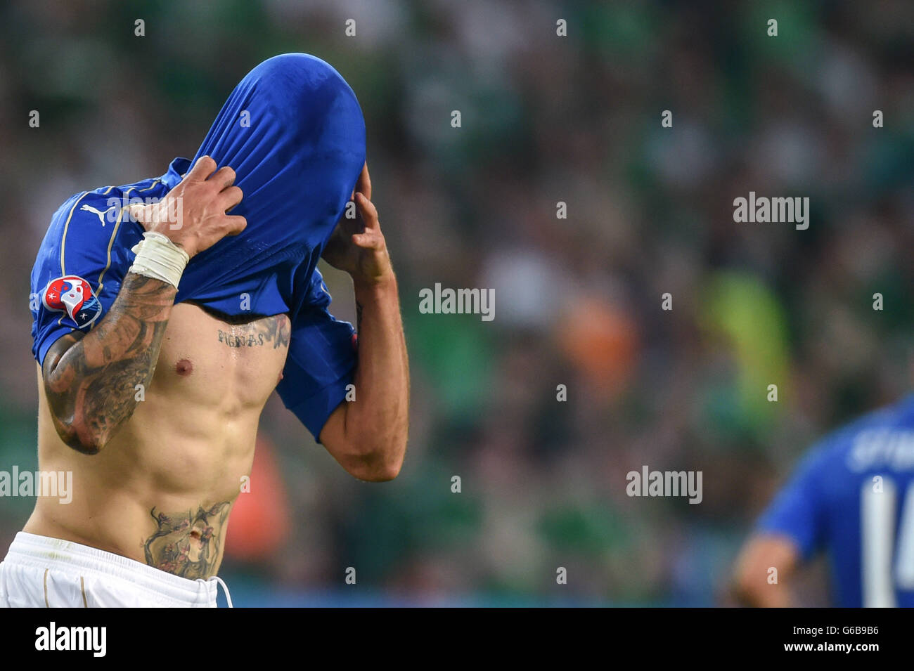 Simone Zaza (Italy) ; June 22, 2016 - Football : Uefa Euro France 2016 ...