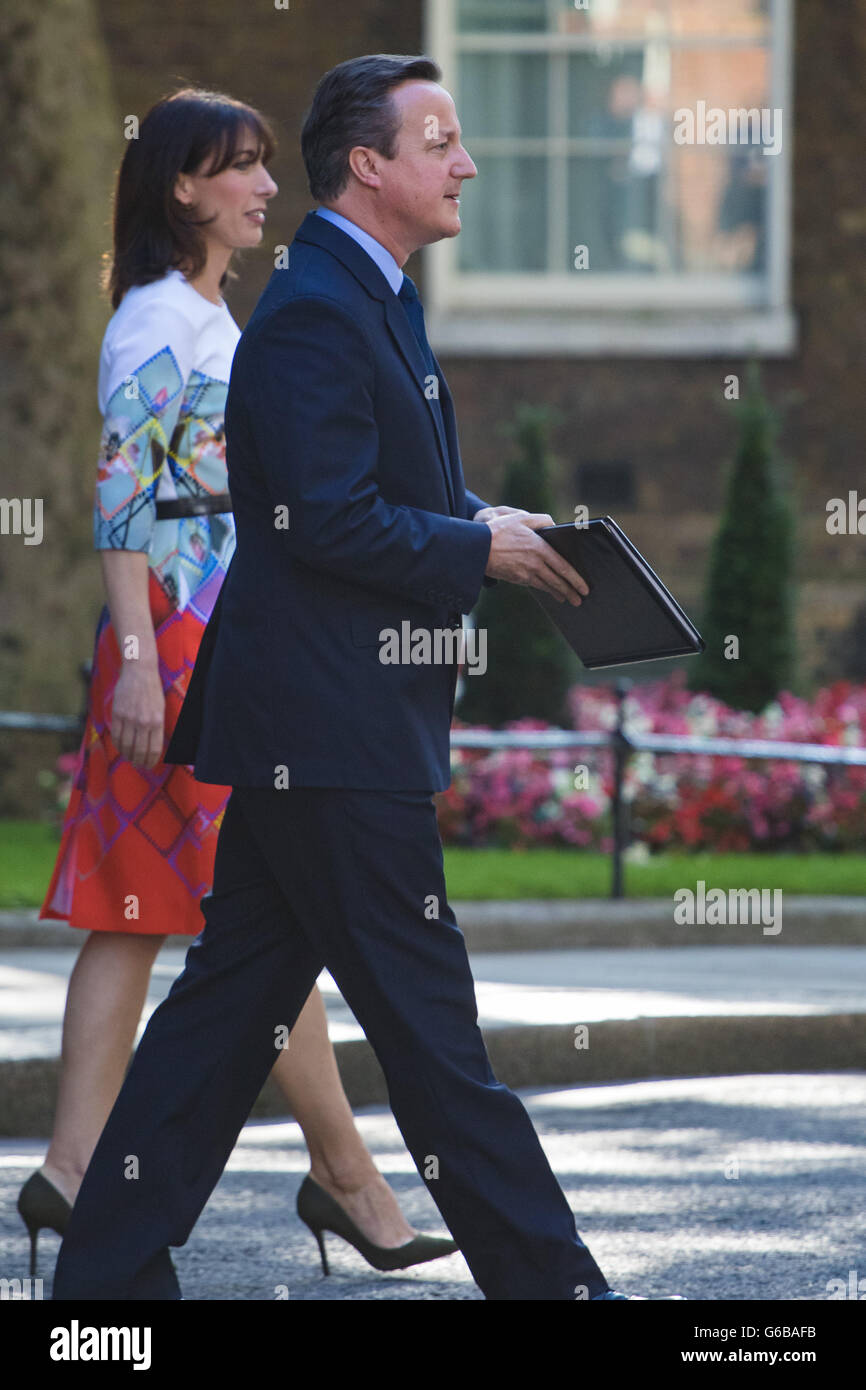 Downing Street, London, June 24th 2016. British Prime Minister David ...