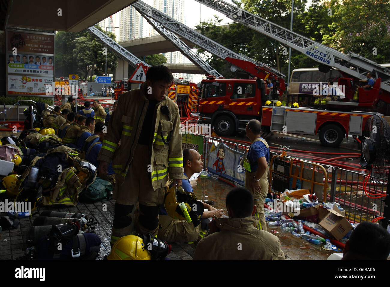 A massive fire broke out in Hong Kong on June 21. Hong Kong Fire ...