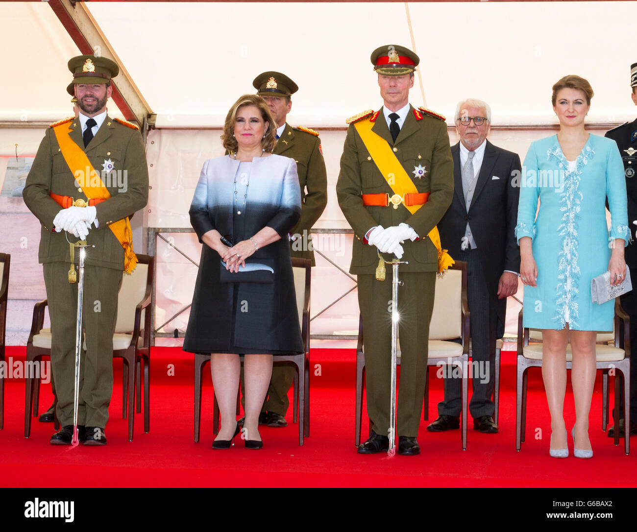 Luxembourg, 23-06-2016 Grand Duke Henri, Grand Duchess Maria Teresa and ...