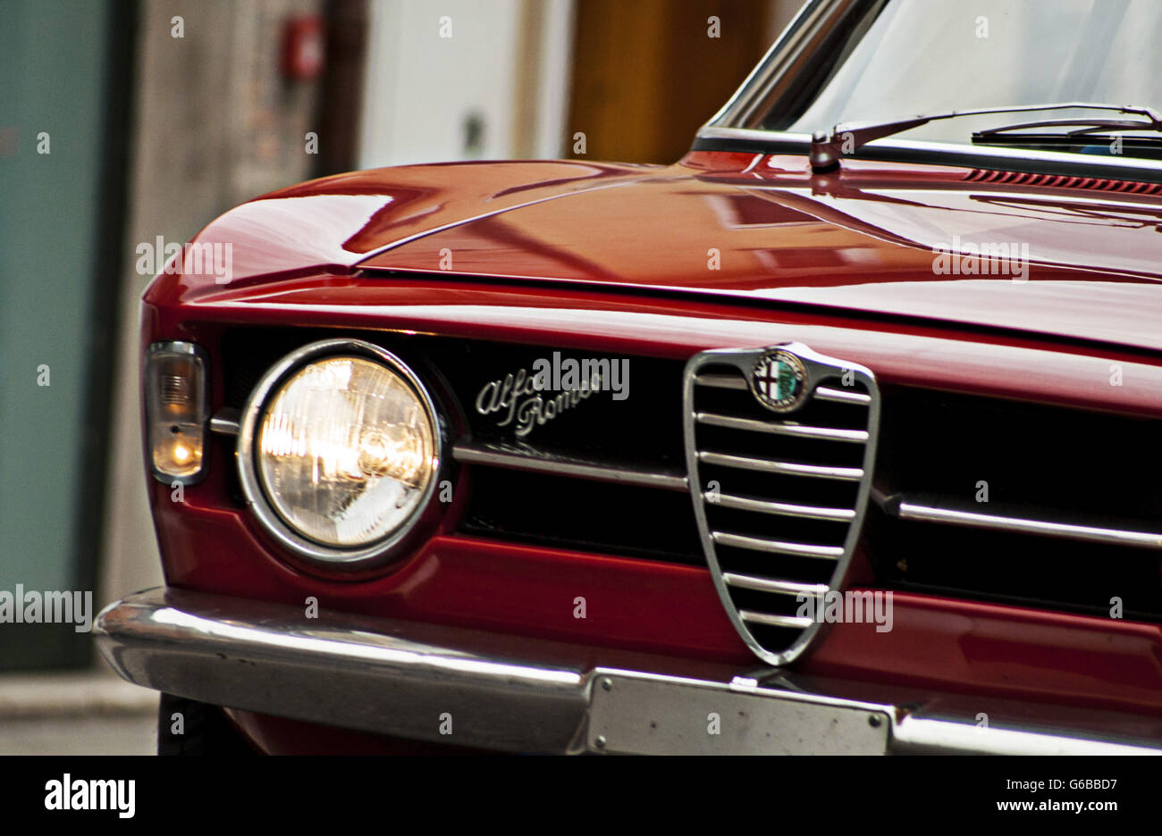 FANO, ITALY - MAY 16: unidentified crew on an old racing car in rally ...
