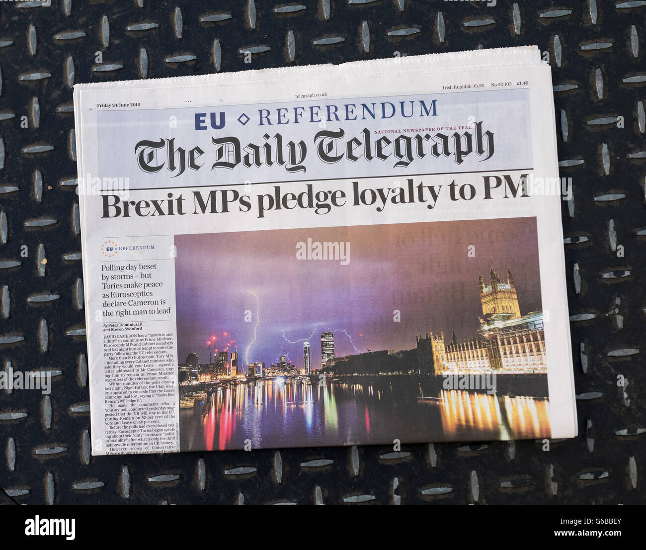 Uk Newspaper Daily Telegraph High Resolution Stock Photography and ...