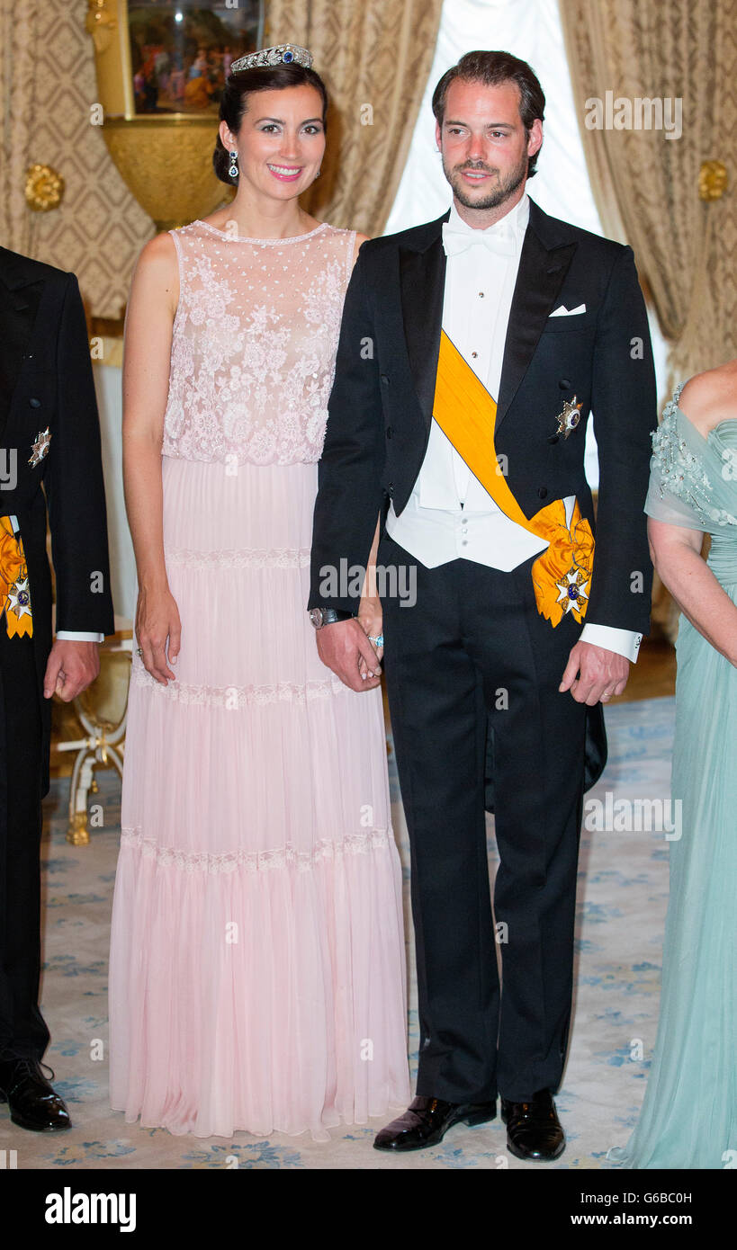 Prince Felix and Princess Claire of Luxembourg attend the official ...