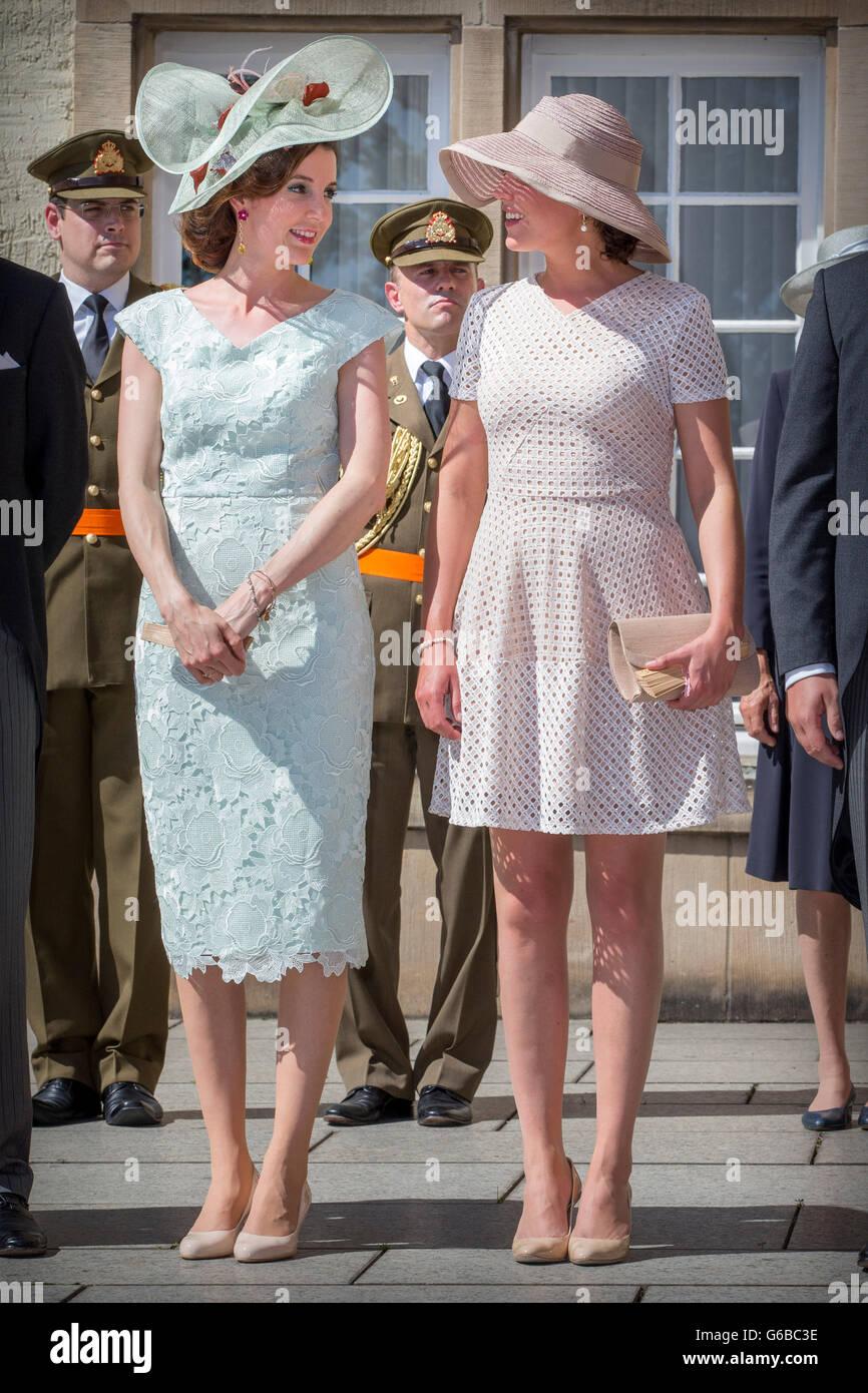 Luxembourg, Luxembourg. 23rd June, 2016. Princess Tessy and Princess ...