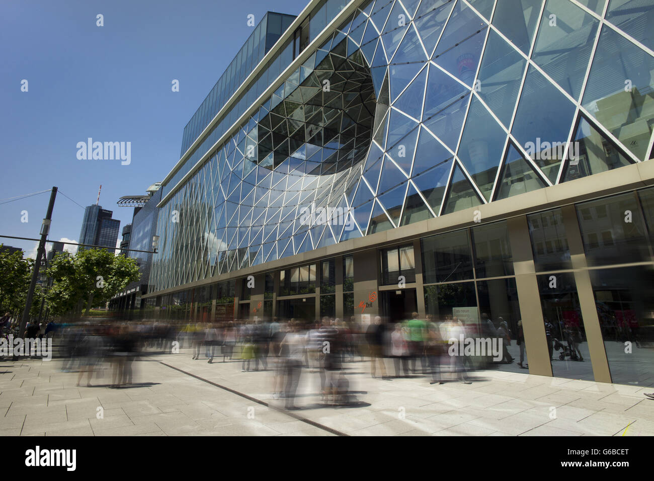 Frankfurt, Germany. 25th Aug, 2012. Frankfurt's Zeil shopping street in ...