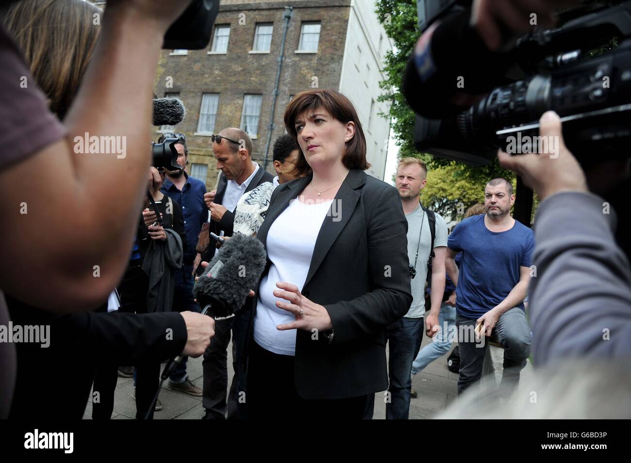 Nicky Morgan MP, EU Referendum result day in London, UK Stock Photo - Alamy