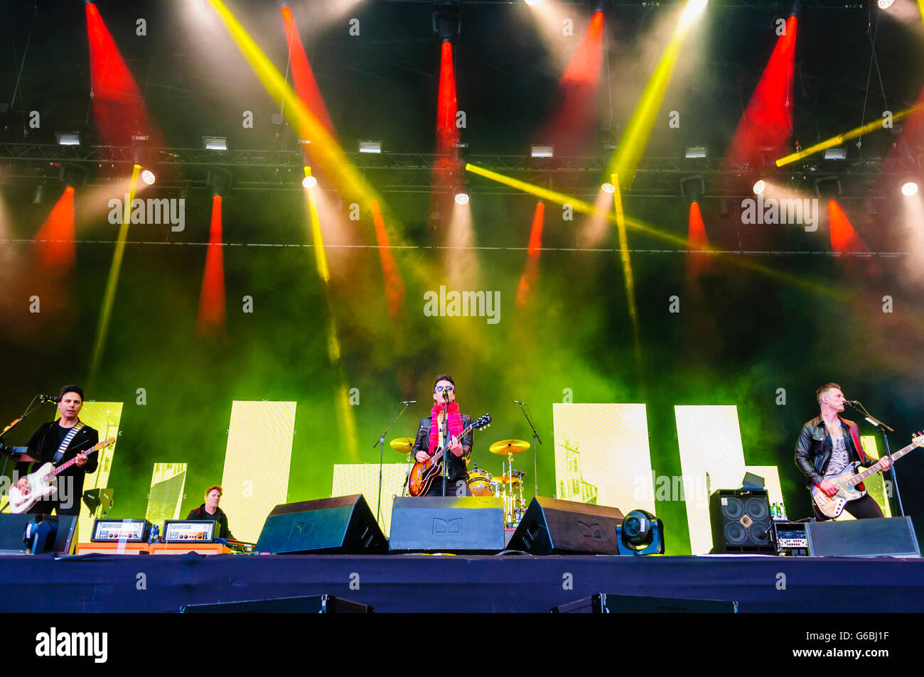Belfast, Northern Ireland, UK. 29th June, 2016. Welsh rock band ...
