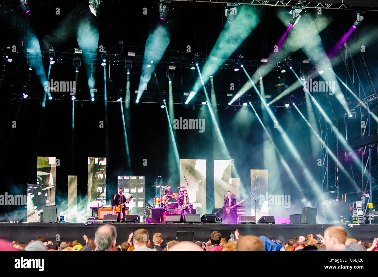 Belfast, Northern Ireland, UK. 29th June, 2016. Welsh rock band ...