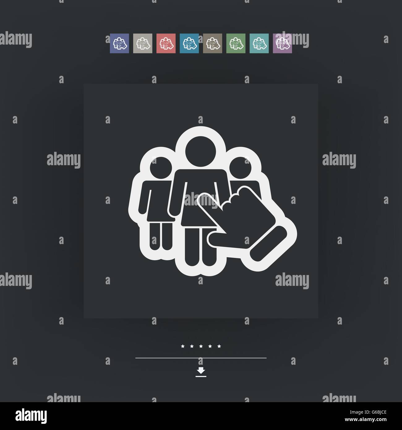 Group selection Stock Vector Images - Alamy