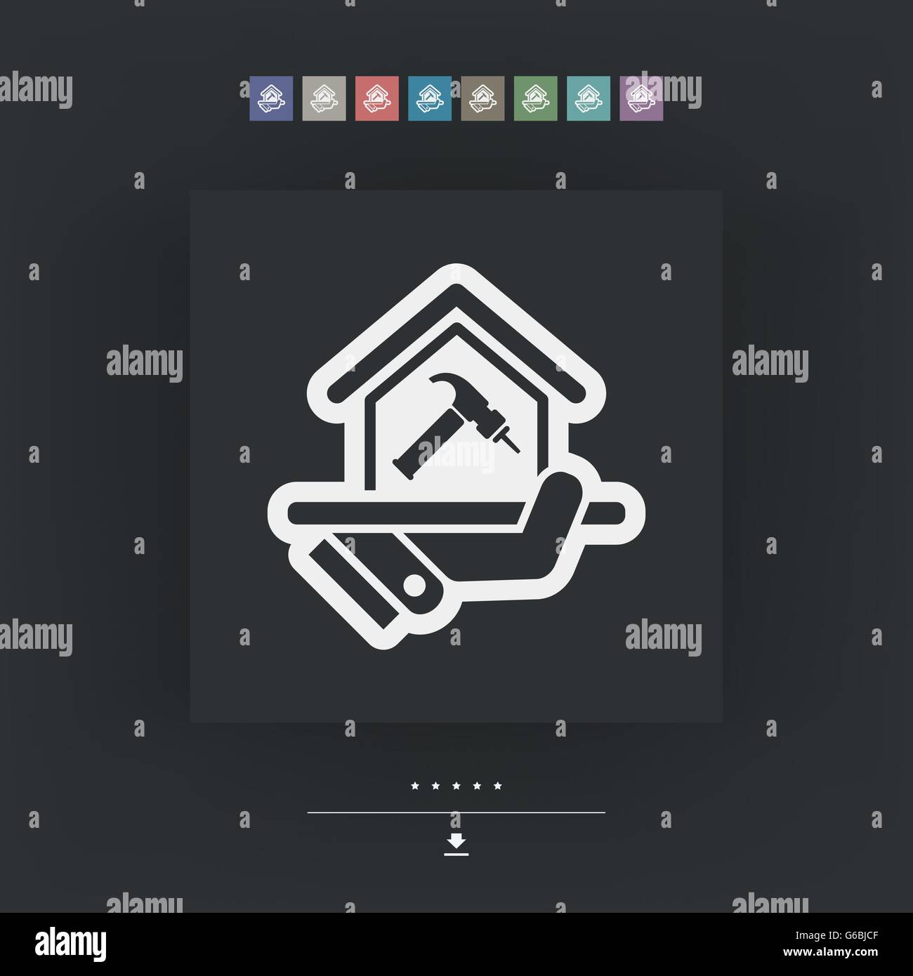 Home repair icon Stock Vector Image & Art - Alamy